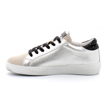 Basket mode basse à lacet pour femme Catri beige lamba