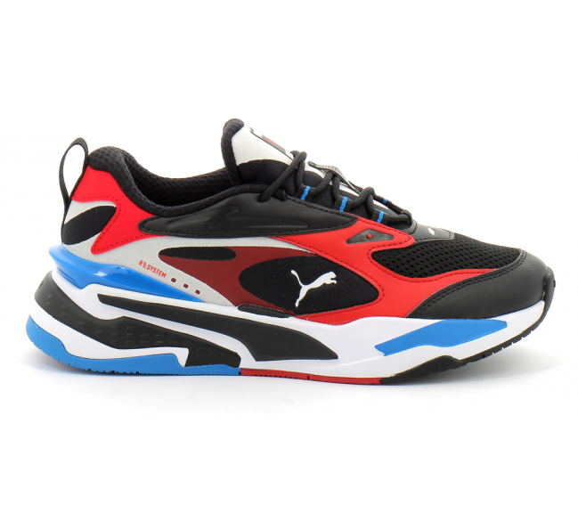 puma rs-fast jr black/red 375696-10