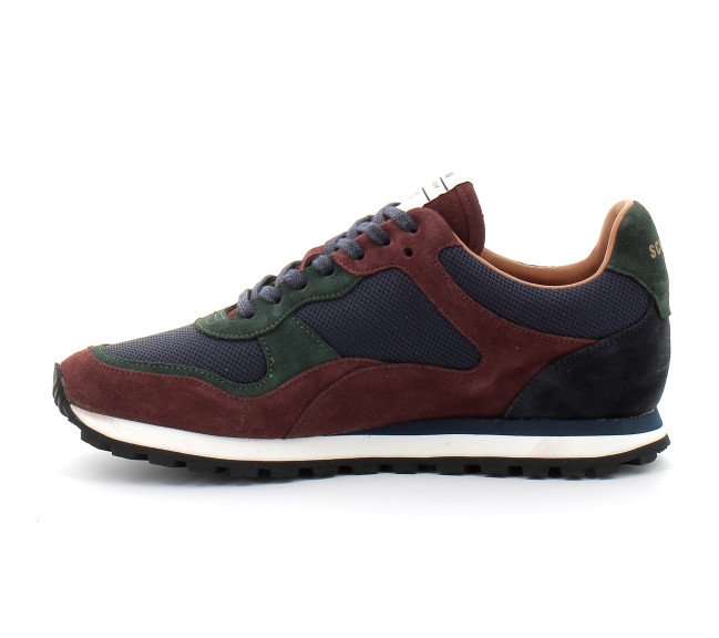 Basket à lacet pour homme TRAX RUNNER bordeaux-bleu du 40 au 45-mmscme0416